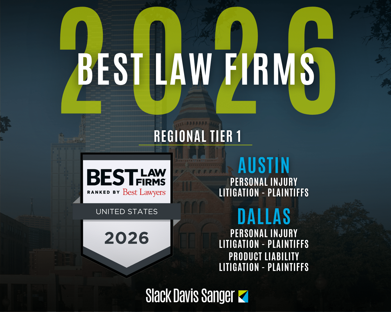 Slack Davis Sanger Named Among 2026 Best Law Firms by Best Lawyers ...
